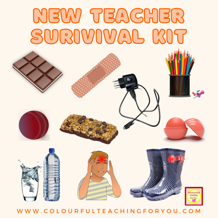 Simple Back to School Survival Kit for New Teachers - Colourful ...