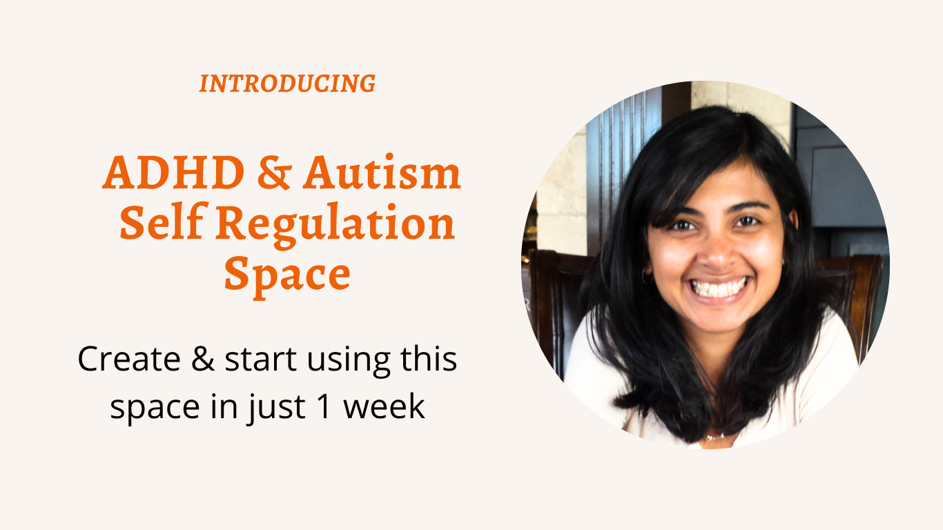 ADHD and Autism Self Regulation Space - Colourful Teaching For You