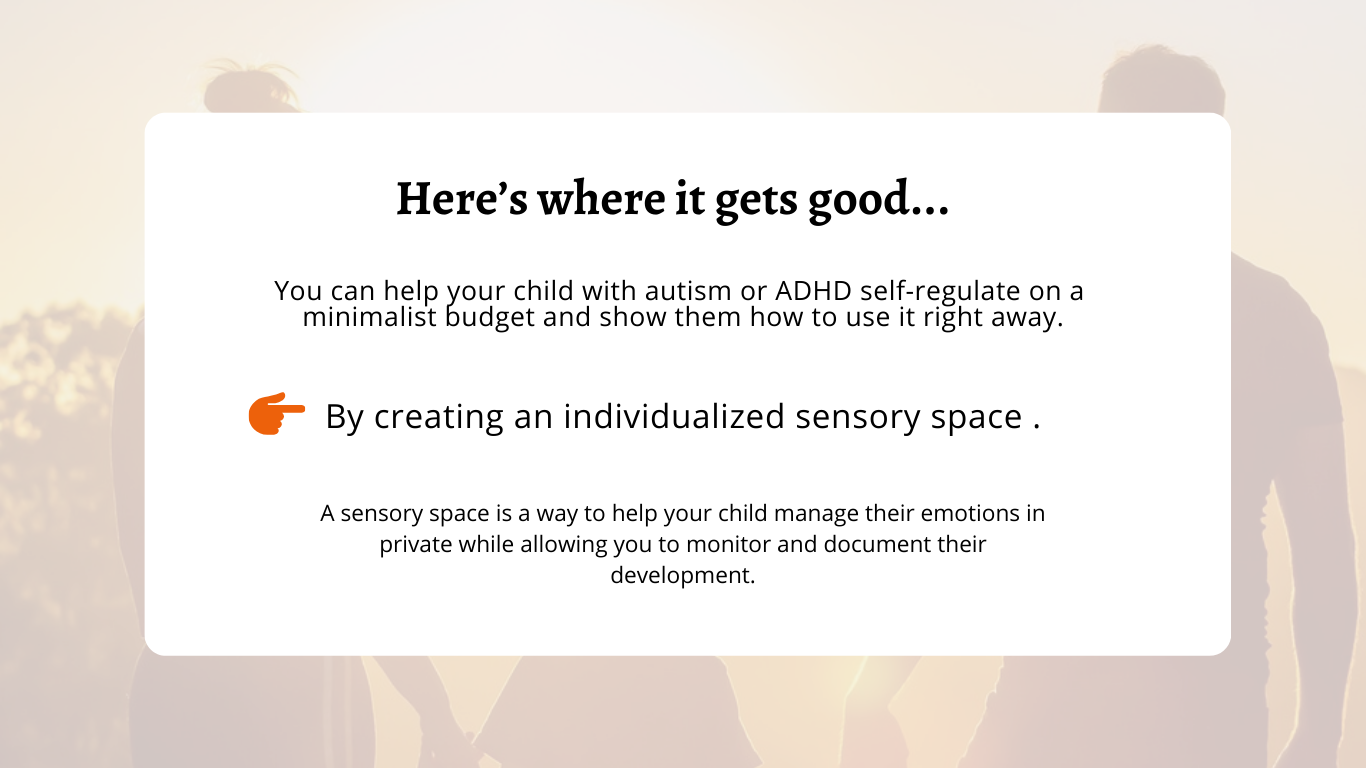 ADHD and Autism Self Regulation Space - Colourful Teaching For You