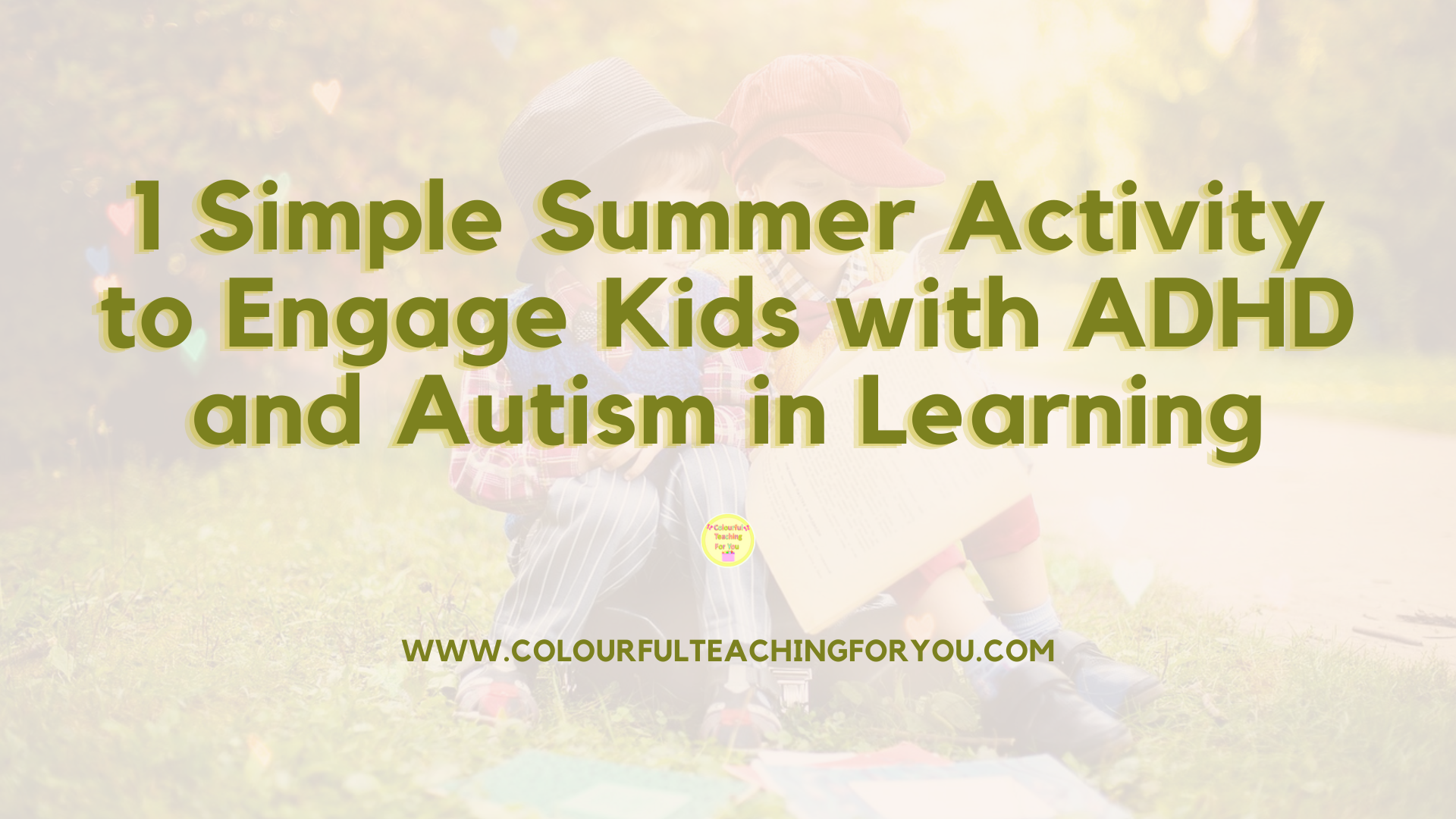 1 Simple Summer Activity to Engage Kids with ADHD and Autism in ...